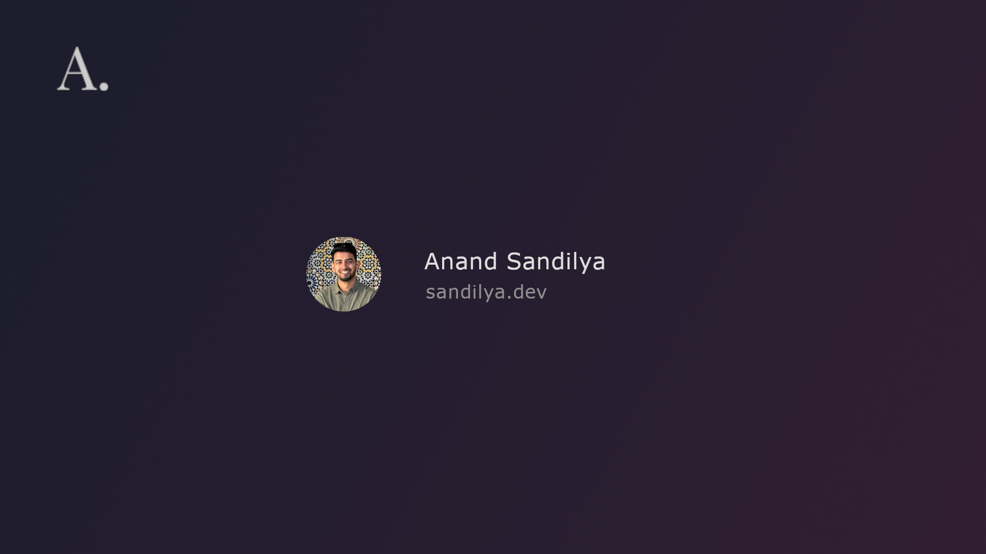 Anand Sandilya